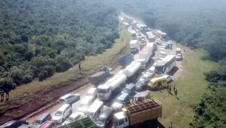 Why there was heavy traffic on Limuru-Mai Mahiu highway - K24 Digital