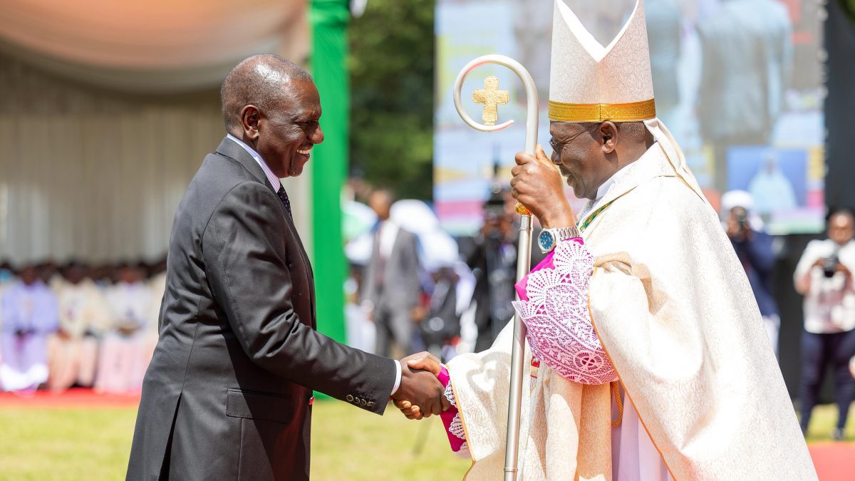 John Lelei installed as first Bishop of Kapsabet Catholic Diocese - K24 ...