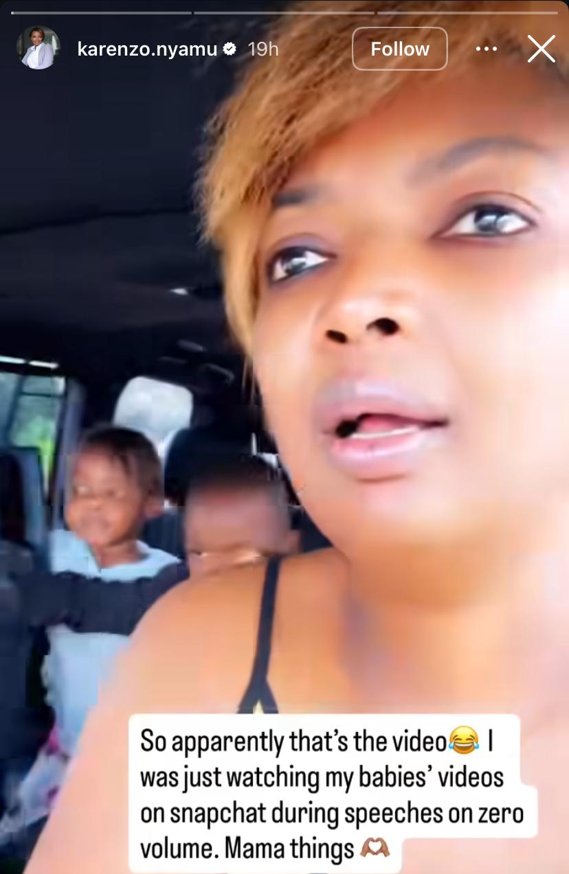Karen Nyamu clarifies why she was busy on Snapchat during Raila’s ...