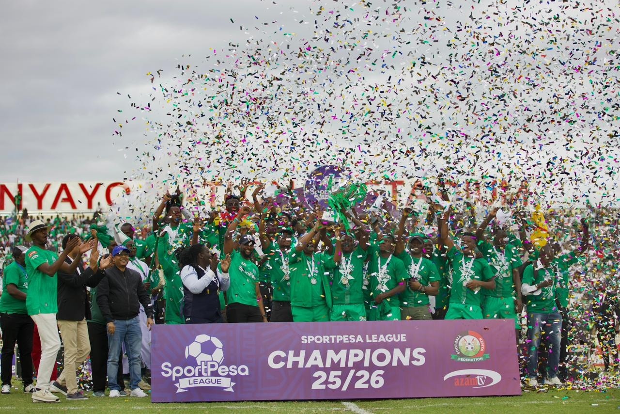 Gor Mahia officially crowned 2025/26 FKF PL champions - K24 Digital
